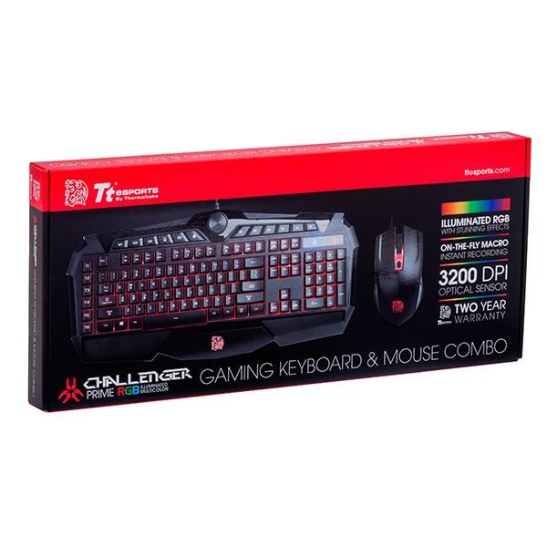 Tt Challenger PRIME RGB Gaming Keyboard & Mouse Combo | Product ...