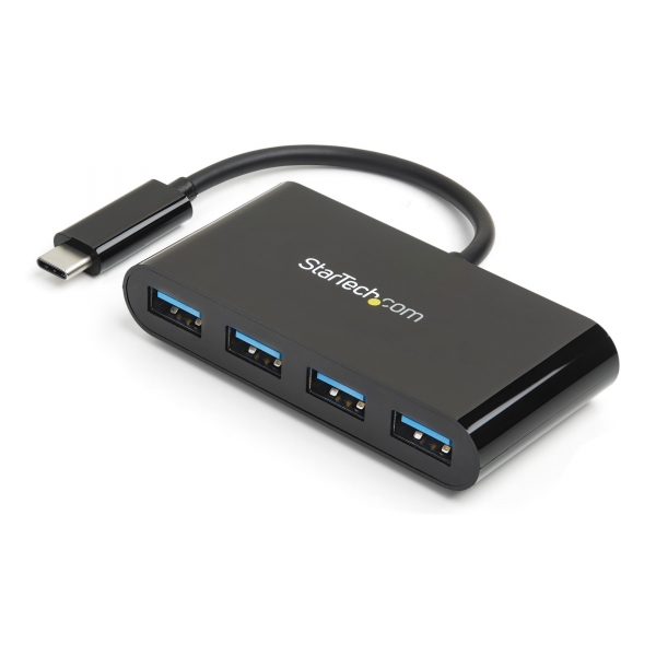 Startech 4 Port USB 3.0 Hub - USB-C - HB30C4AB | Product | Computer ...