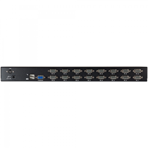 StarTech.com 8 Port 1U Rackmount USB KVM Switch Kit with OSD and Cables ...